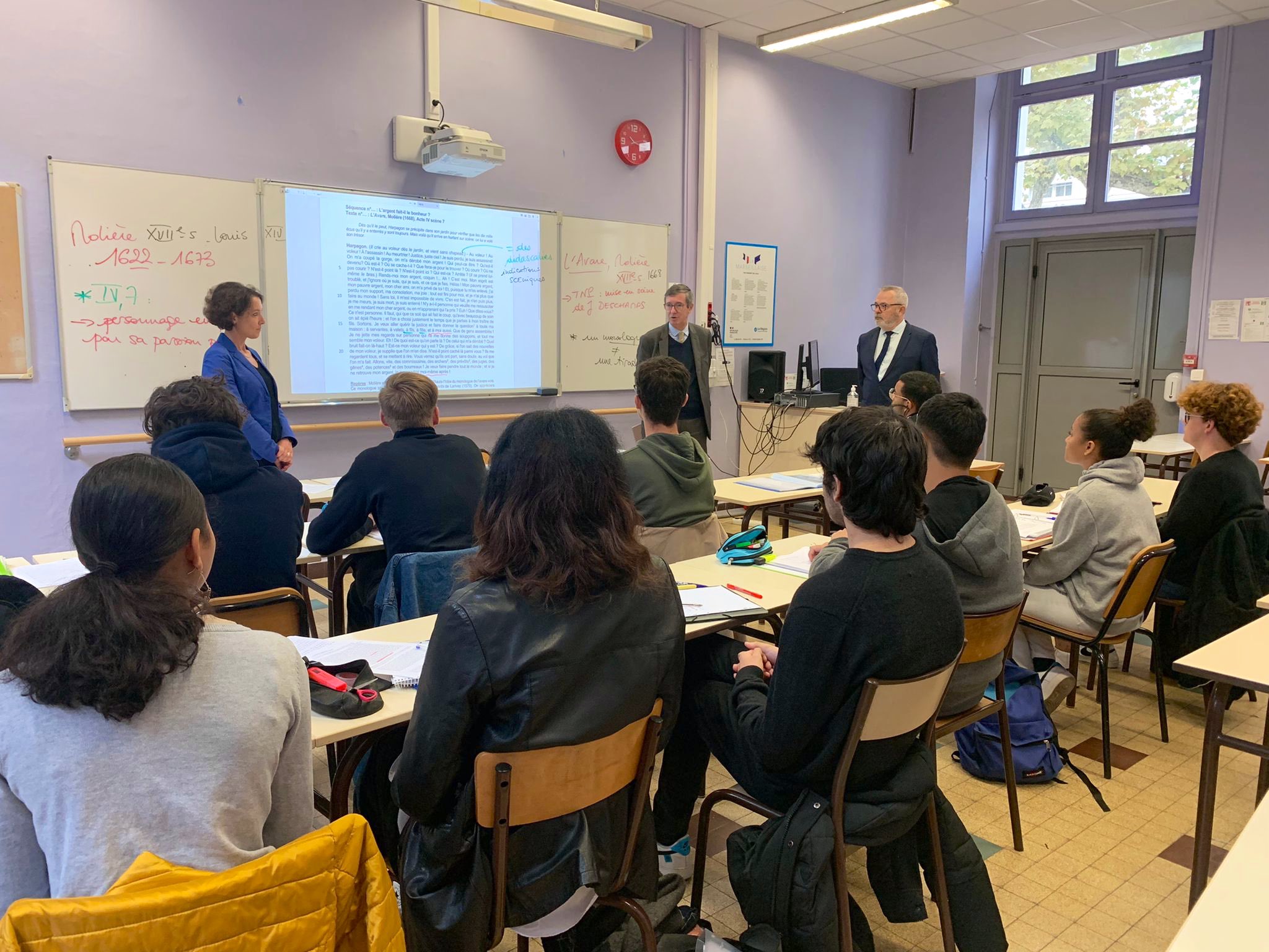 Visite de la première classe préparatoire aux grandes écoles pour la ...